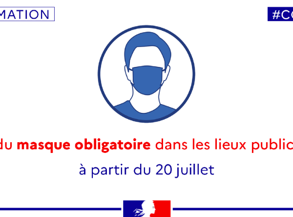Port du masque obligatoire dans les lieux publics clos | Site de la ... Port du masque obligatoire dans les lieux publics clos | Site de la ...